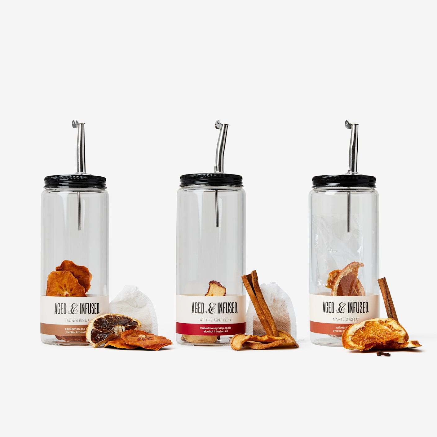 Aged & Infused Whiskey Trio Alchohol Infusion Kit | Bespoke Post